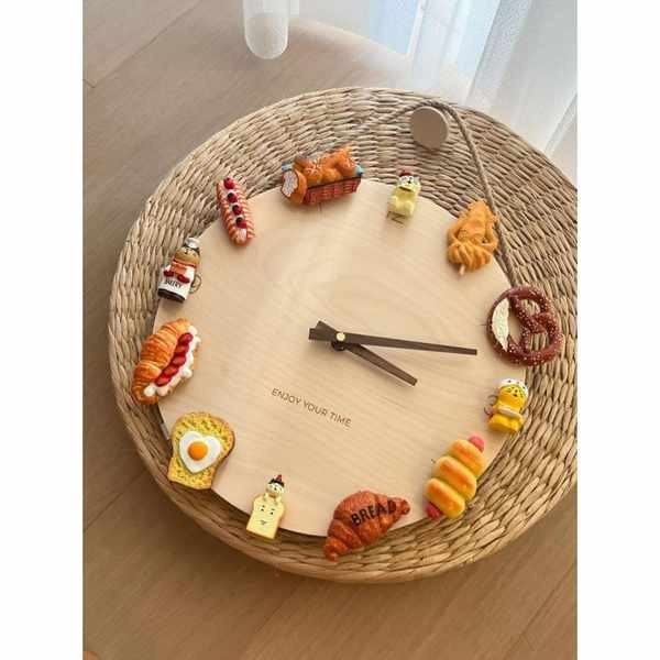 jam dinding ruang tamu jam dinding besar ruang tamu Jam Roti DIY Nordic ...