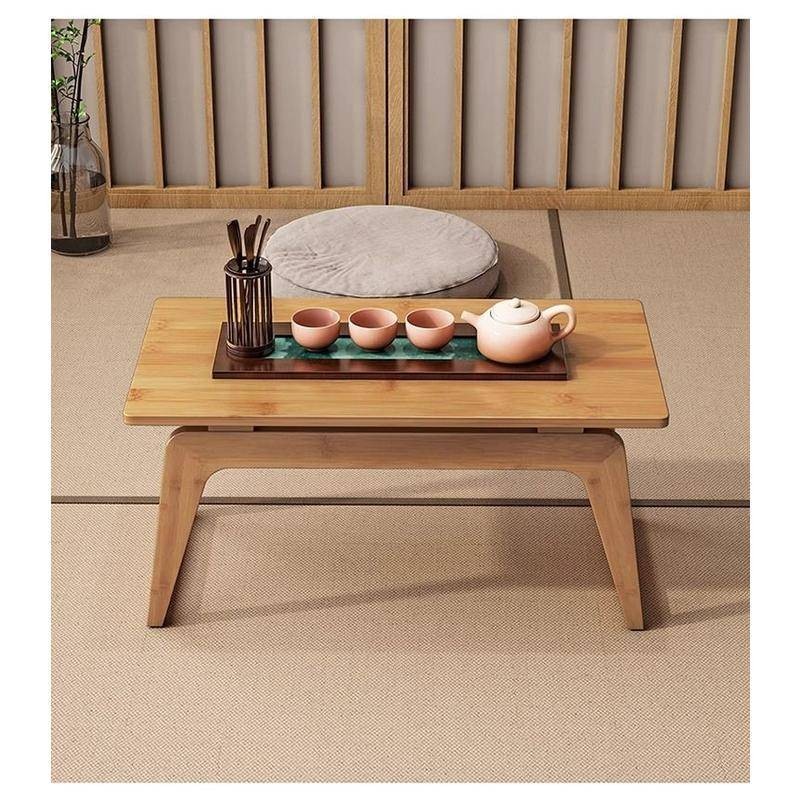 Chinese style bay window small tea table tatami simple window sill ...