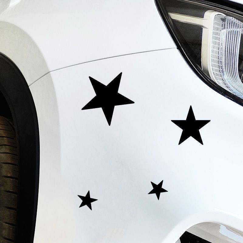 Sglink Car Sticker Reflective Five-pointed Star Car Sticker Star Car ...