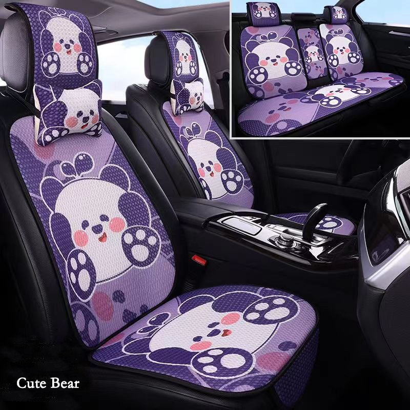 Car Universal Cute Seat Cover Pachacco Seat Set Cute Rabbit Seat Set ...