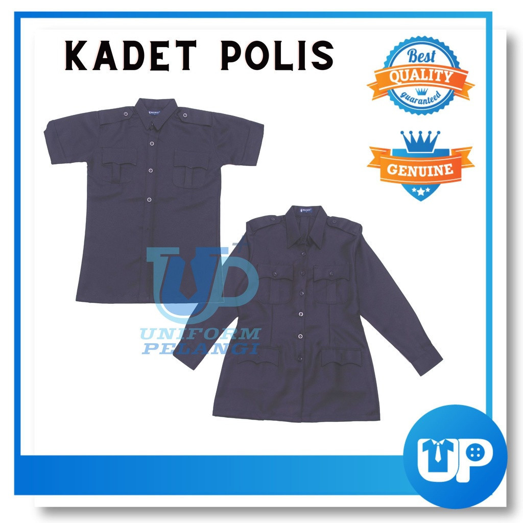 Uniform KP Baju Biru Gelap Pakaian Seragam Kadet kokurikulum Sekolah ...