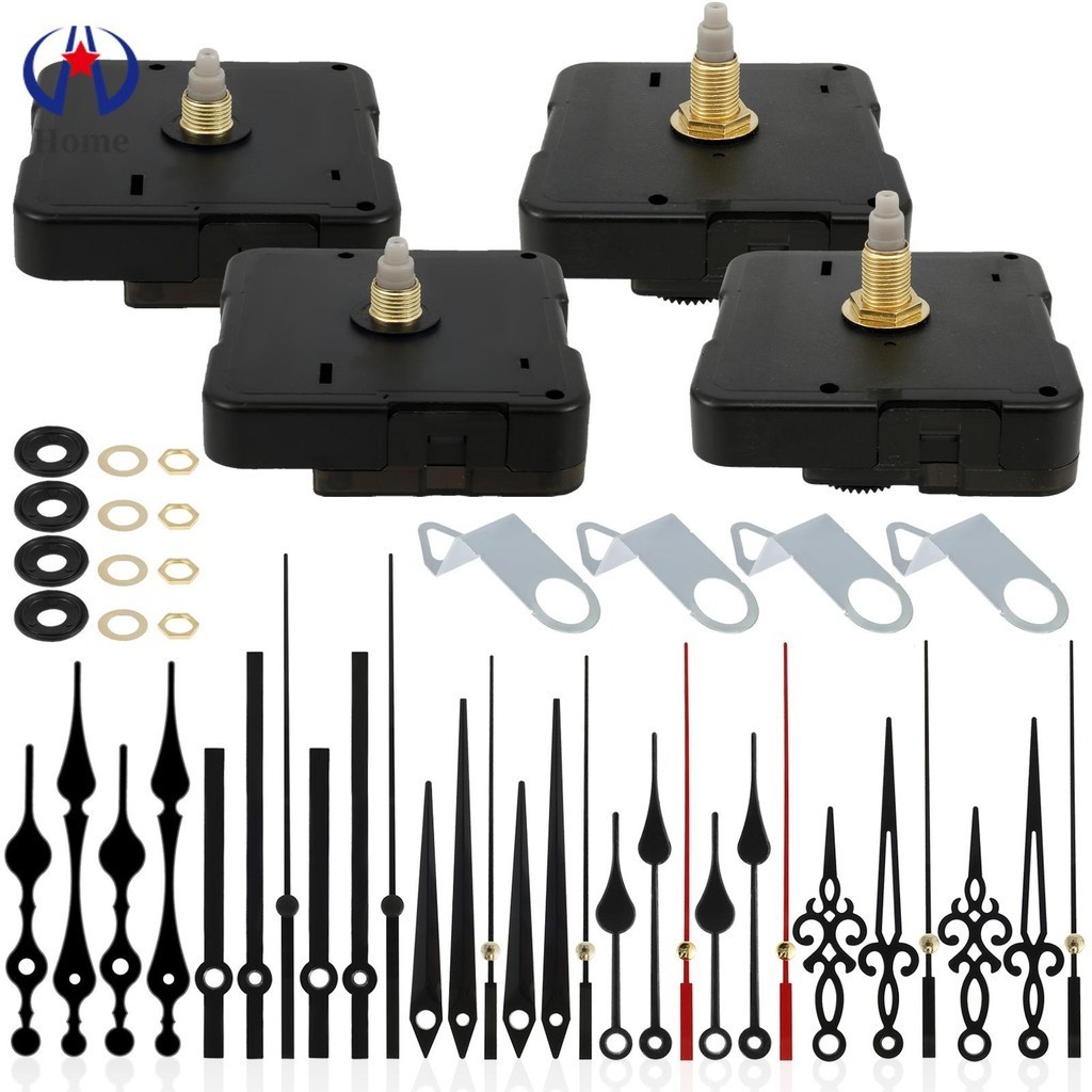 Clock Mechanisms Battery Powered Kit Silent Quartz Clock Movement with ...