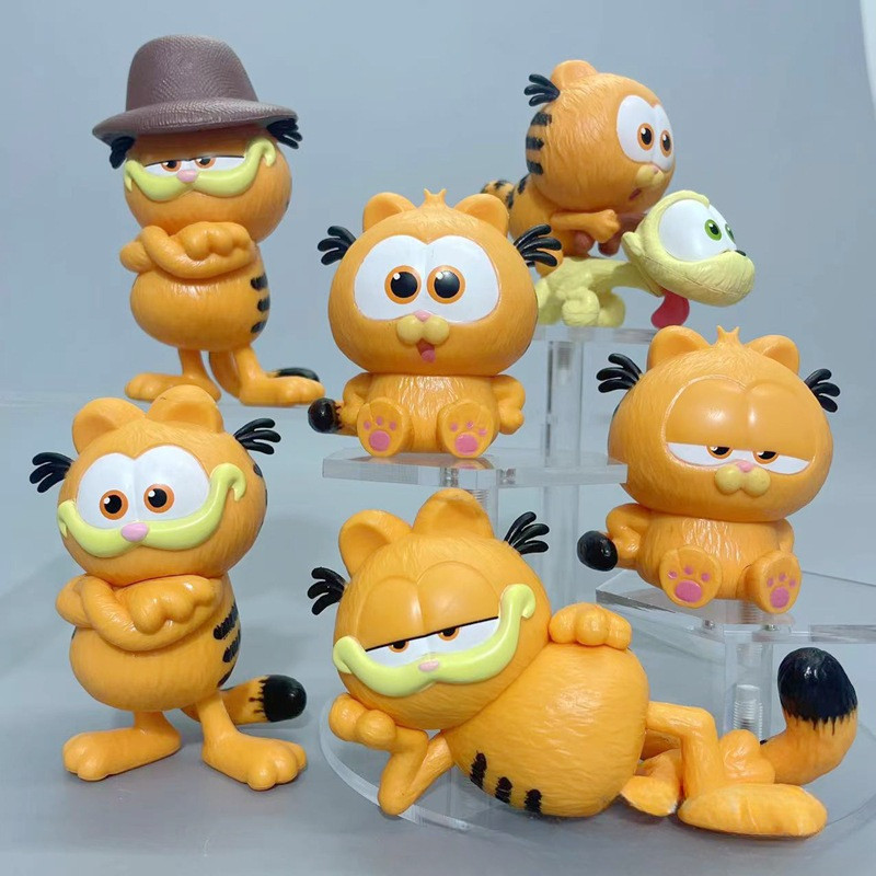 The Garfield Movie Figure Dolls Garfield Film Peripheral Decorative ...