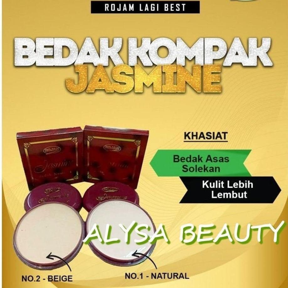 Bedak Kompact Jasmine ROJAM 2 Pilihan Warna Makeup Powder | Shopee Malaysia