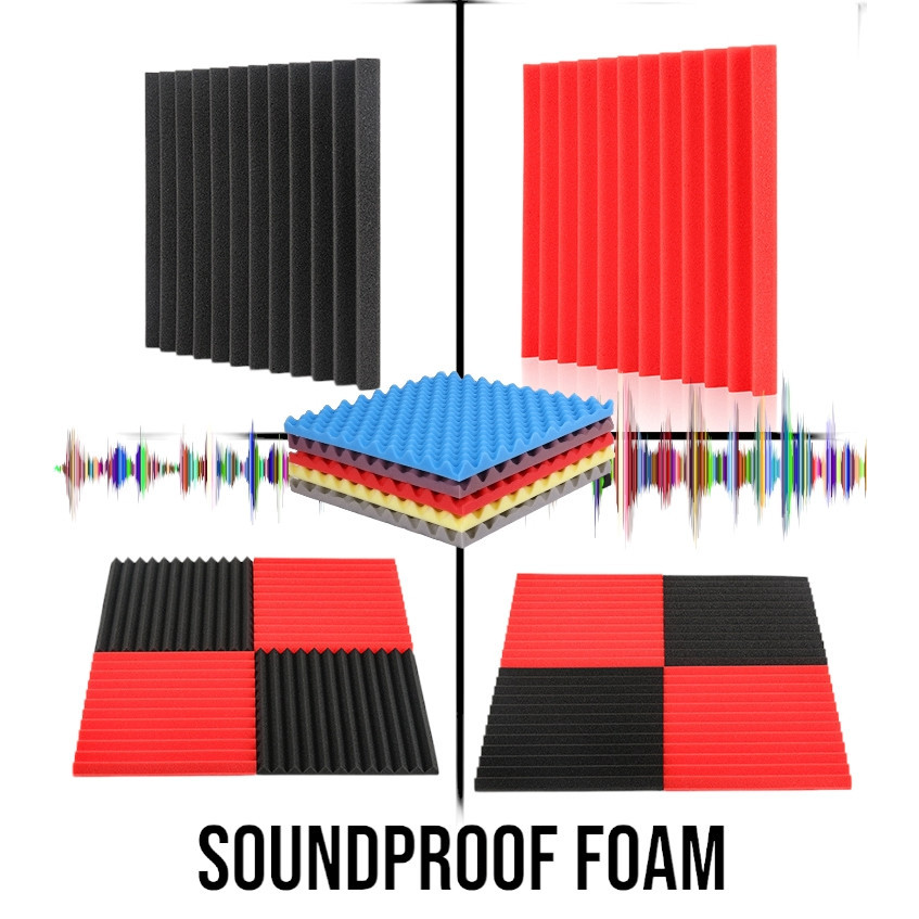 Wedge Soundproof Foam Studio Acoustic Sound Foam Sound Absorption ...
