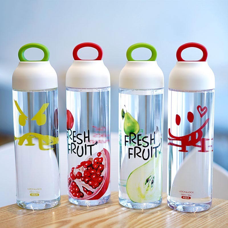Locknlock HLC688 550ML AQUA EMOTICON BOTTLE EXPRESI DRINKING BOTTLE ...