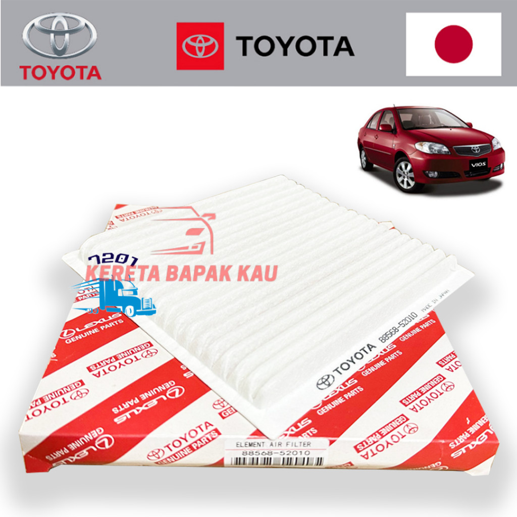 TOYOTA 88568-52010 CABIN FILTER, VIOS NCP42, Estima Acr30 & Celica ...