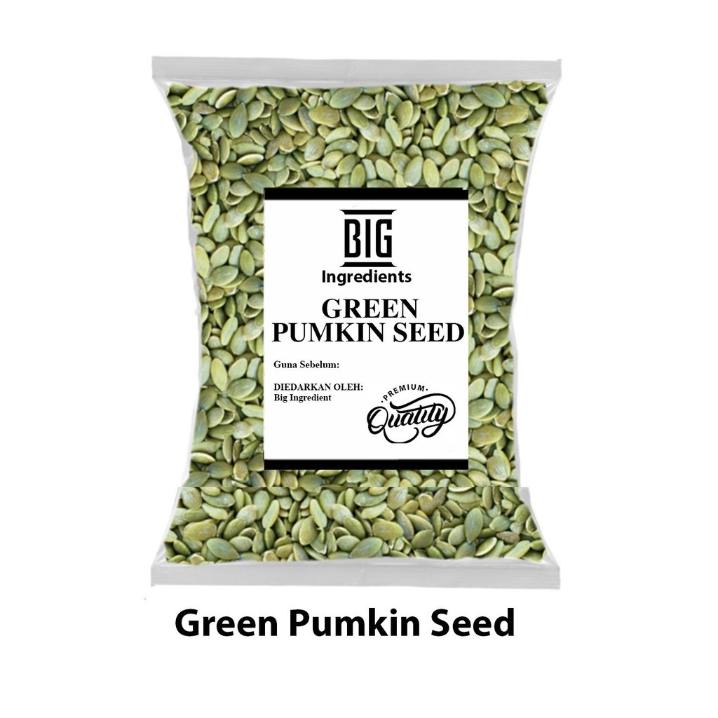 Kuaci hijau Green Pumpkin Seed / Kuaci hijau 100g 250g 500g 1KG gram ...