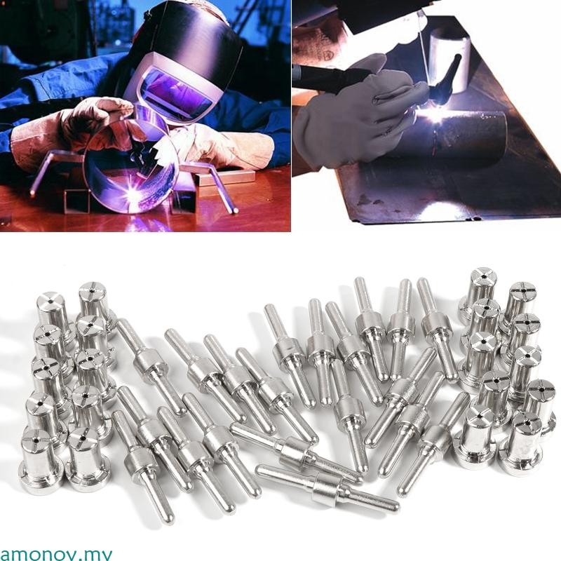 amonoy 40pcs Plasma Cutting Torch Consumable Cutting Extended Long ...