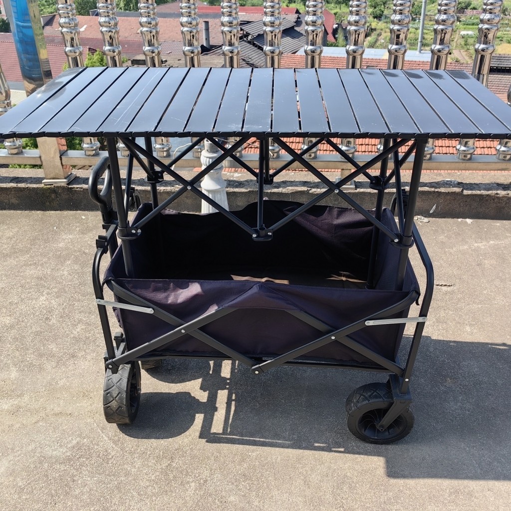 Lift Camping Trolley Camp Trailer Outdoor Foldable Oversized Camping ...