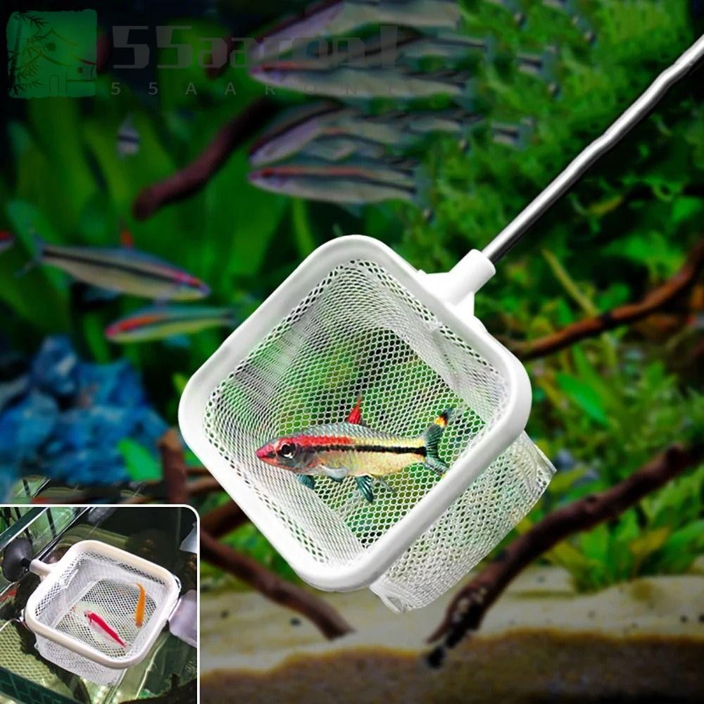 AARON1 Aquarium Square Fishing Net, Retractable Extendable Fishing ...