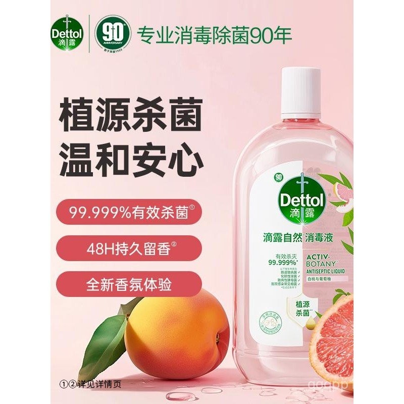 Dettol Natural Disinfectant 1L Clothing Sterilization Fragrance Laundry ...