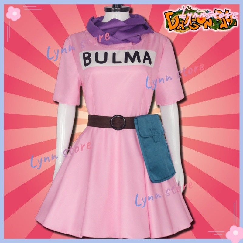 BULMA Cosplay Costume DRAGON BALL BURUMA Cosplay Dress Anime Carnival ...