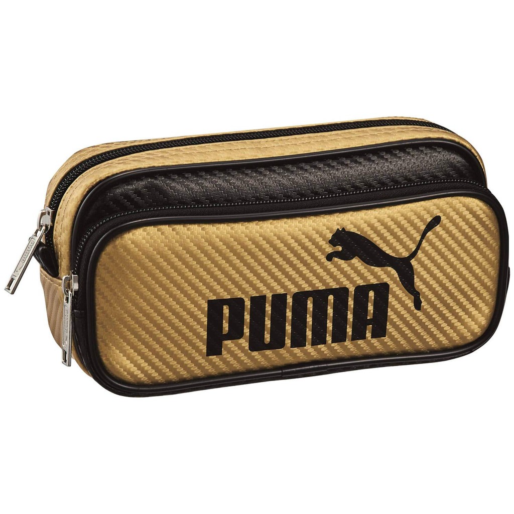 Kutsuwa Puma Color Carbon Pencil Case - Gold & Black and Fluorescent ...