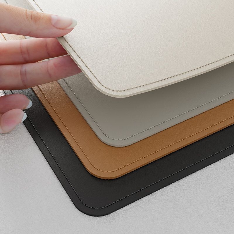 Leather Desk Mat Desk Mat Student Children Learning Desk Mat Writing ...