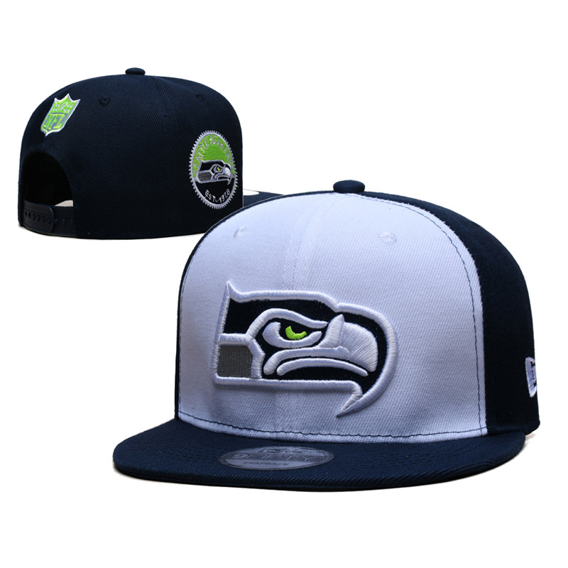 NFL Seahawks Snapback Cap Mens and Womens Sports Embroidered Adjustable ...