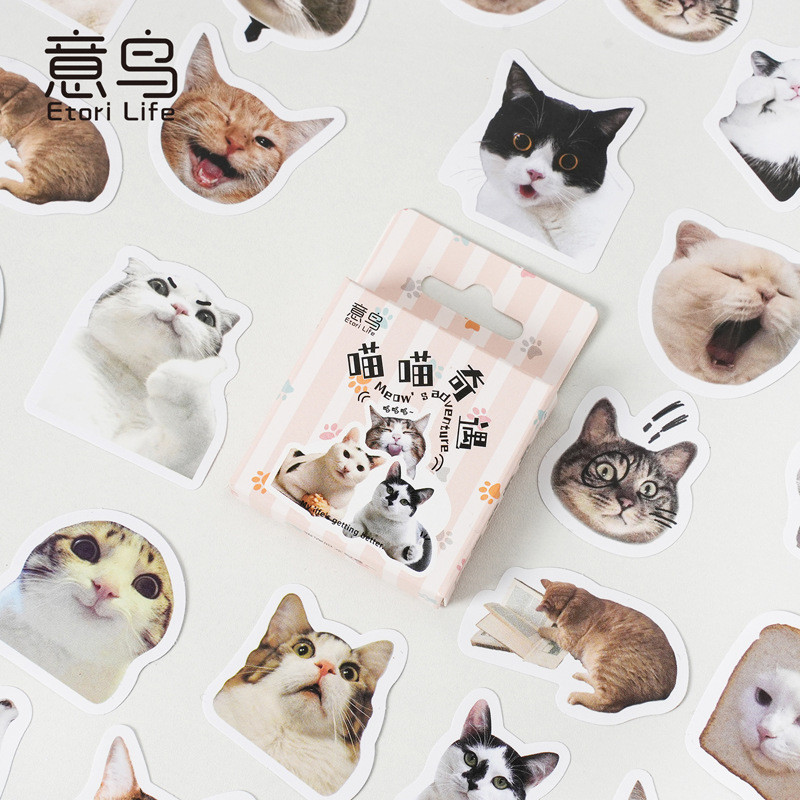 45pcs/box 【dog topic】Journal Scrapbooking Stickers, Fancy Design Patterns Sticker Set Decor ...