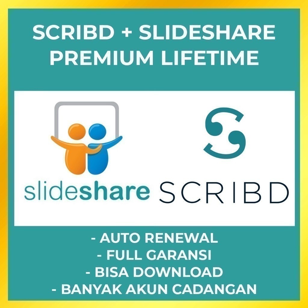 Scribd Premium Scribd Lifetime Scribd Account Slideshare Account Slide Share Genuine Warranty ...