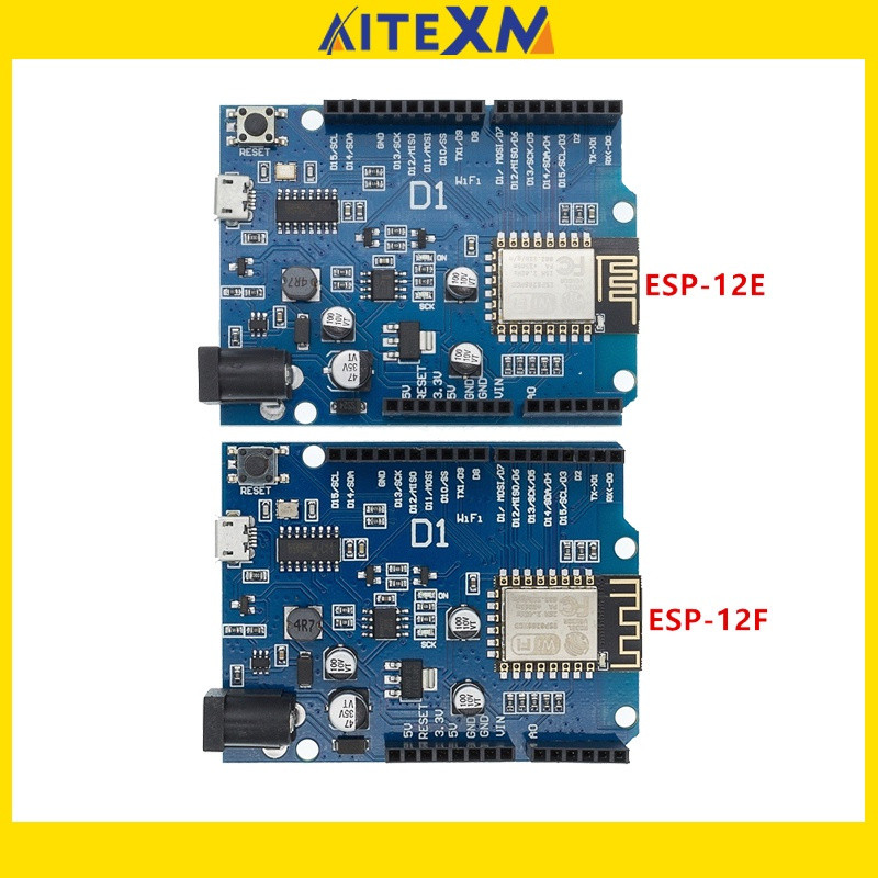 ESP-12E ESP-12F WeMos D1 WiFi uno based ESP8266 shield for arduino ...