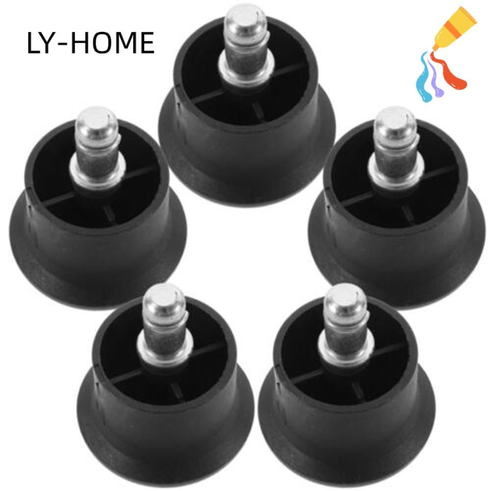 LY-HOME 5Pcs Furniture Wheel Feet, Anti Slip Universal Rotating Chair ...