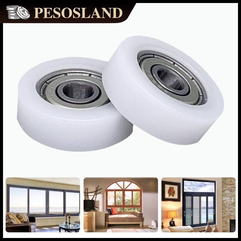 30mm Nylon Plastic Roller Guide Wheel Bearing Pulley Wheel 608 Roller ...