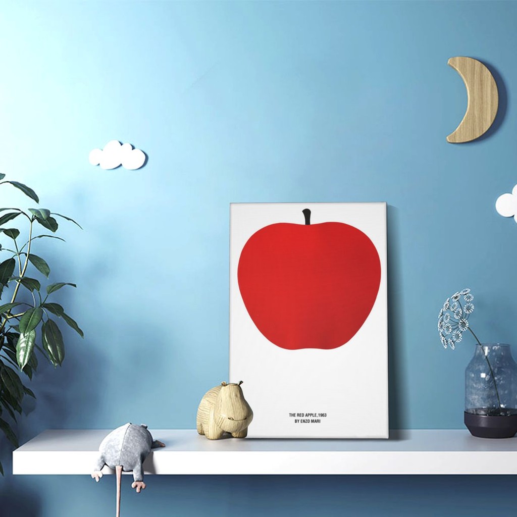 Seni Dinding Menegak di atas Kanvas Enzo Mari - Hiasan Rumah Moden untuk Ruang Hidup yang Elegan ...