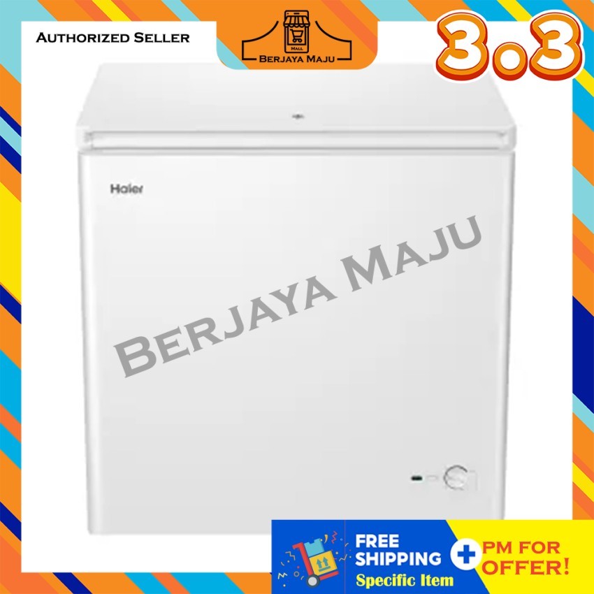 Haier 103L 1 Door Chest Freezer HCF-136M (White) | Shopee Malaysia
