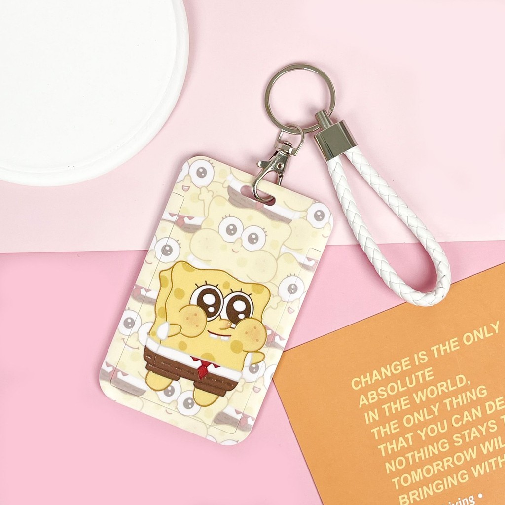 SpongeBob SquarePants Card Holder, Student Campus Card Cover, Work Card ...