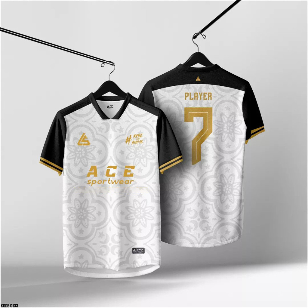 RC- Jersey Custom Name NEW Design Bola Futsal Football Jersey Team ...