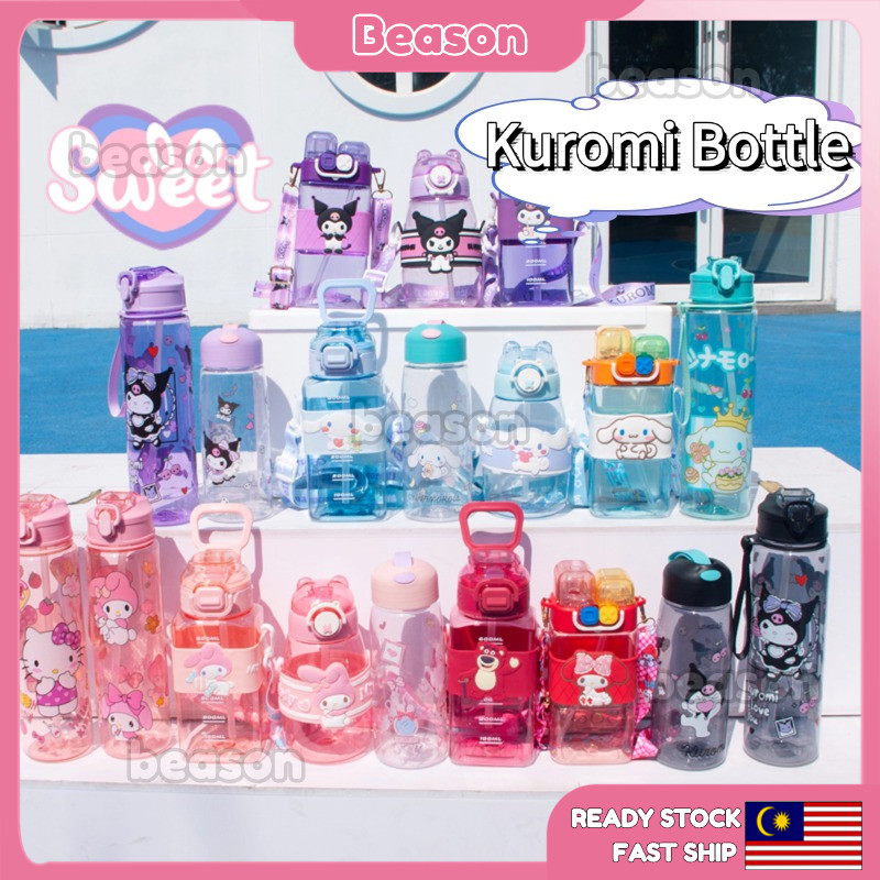 Botol Air Kuromi Capybara Bottle Kids Straw Bpa Free Botol Air Labubu ...