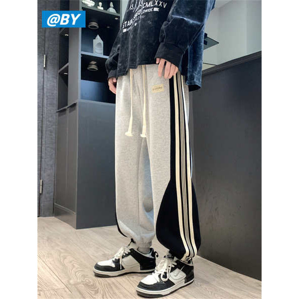 seluar track lelaki seluar tracksuit lelaki baggy tracksuit Side ...