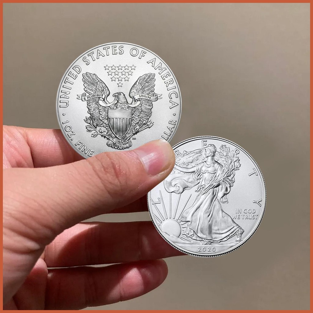 Collectible Us Eagle Coin Silver Commemorative 2020 Liberty Eagle Coin ...