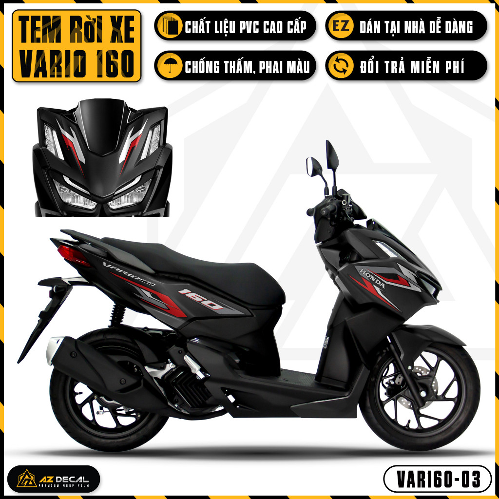 Vario 160 2023 Car Sticker Unique Design Team Waterproof and Durable ...