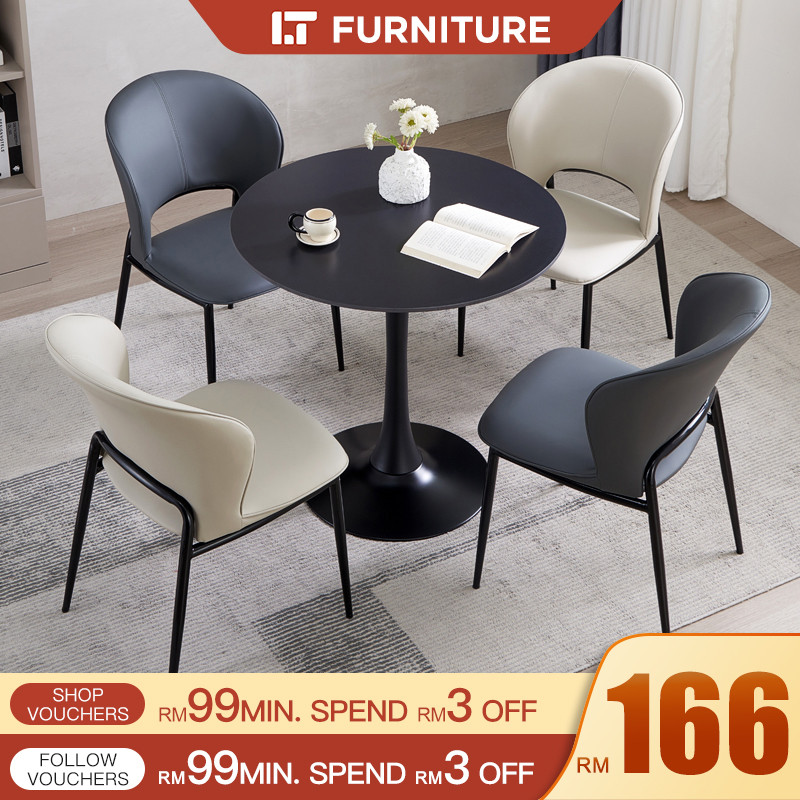 Coffee Table Cafe Table Meja Kopi Round Table Modern Minimalist Table ...