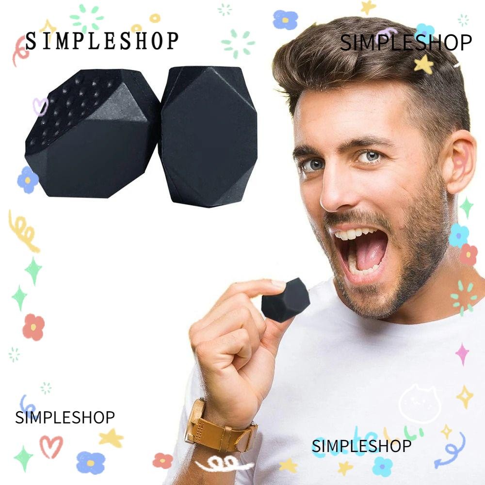 SIMPLESHOP Jaw Exerciser, Facial Chew Bite Muscle 40/50/60Lbs Redefine Jawline Trainer, Anti ...