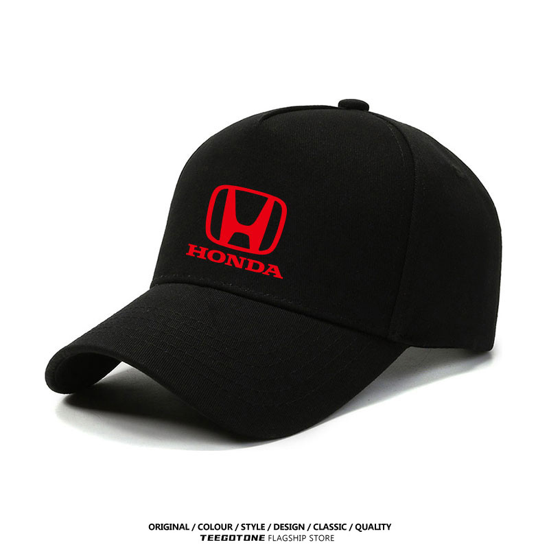 Honda logo, custom baseball cap men's outdoor casual duckbill cap sun ...