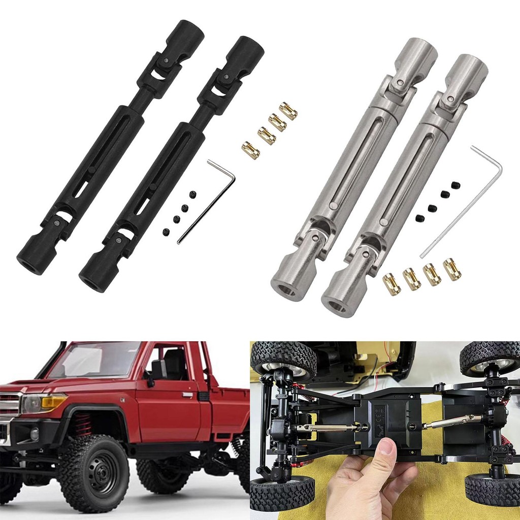 [uguuiya] 2x RC Car Drive Shaft Universal Driveshaft with Screws Spare ...