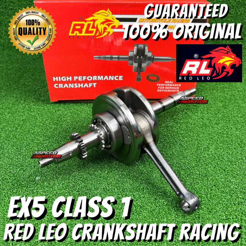 RED LEO RACING CRANKSHAFT EX5 CLASS 1JET3.5 KFL STD RACING PNP EX5 ...