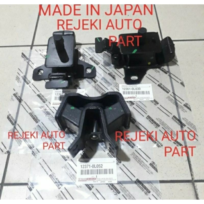 MESIN ENGINE MOUNTING SET RUBBER COMPLETE ENGINE MOUNTING TOYOTA INNOVA ...