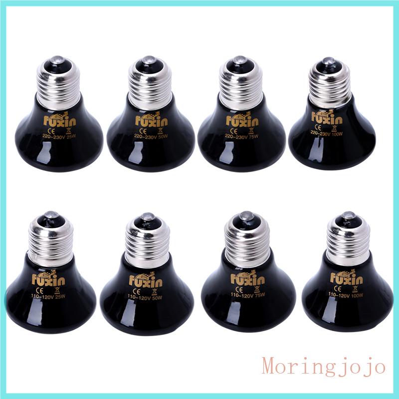 JoJo Black Ceramic Heat Bulb Reptiles Heat Bulbs Infrared Ceramic Heat ...
