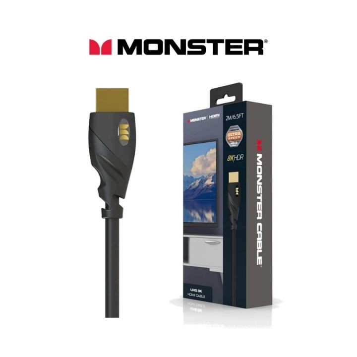 Monster Essentials 8KS 8K Ultra High Speed HDMI 2.1 Cable ( 2METER ...