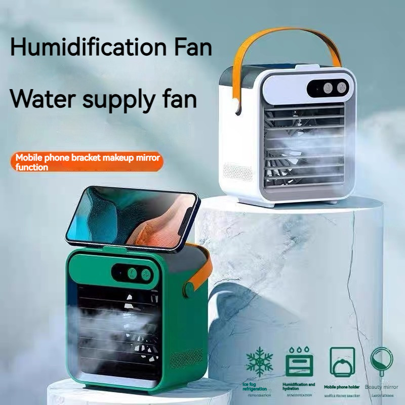 Portable Air Conditioning Fan, USB Air Cooler, Desktop Cooling Fan ...