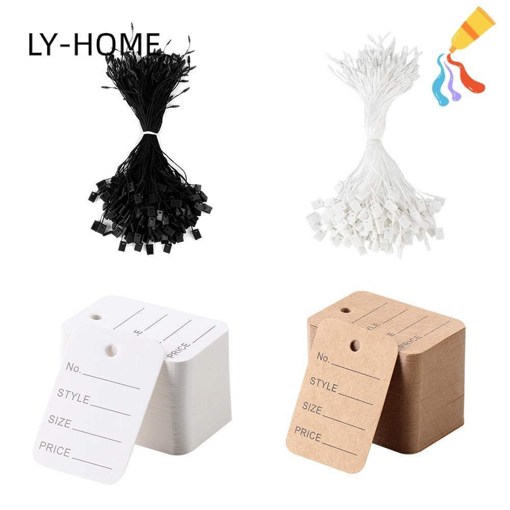 LY 500/1000PCS Useful Clothing Label Fasteners Hang Tag String Price ...