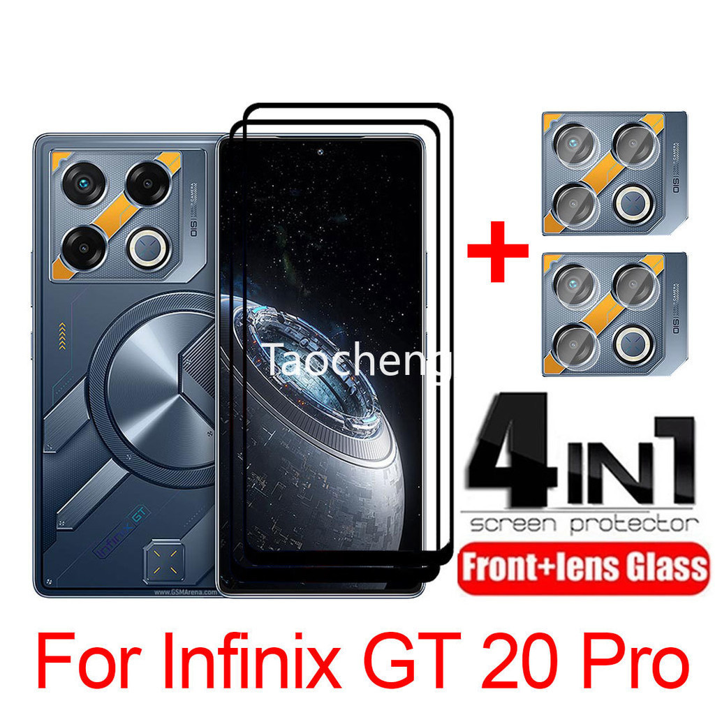 4 in 1 Tempered Glass Film For Infinix GT 20 Pro 20Pro GT20 10 ...