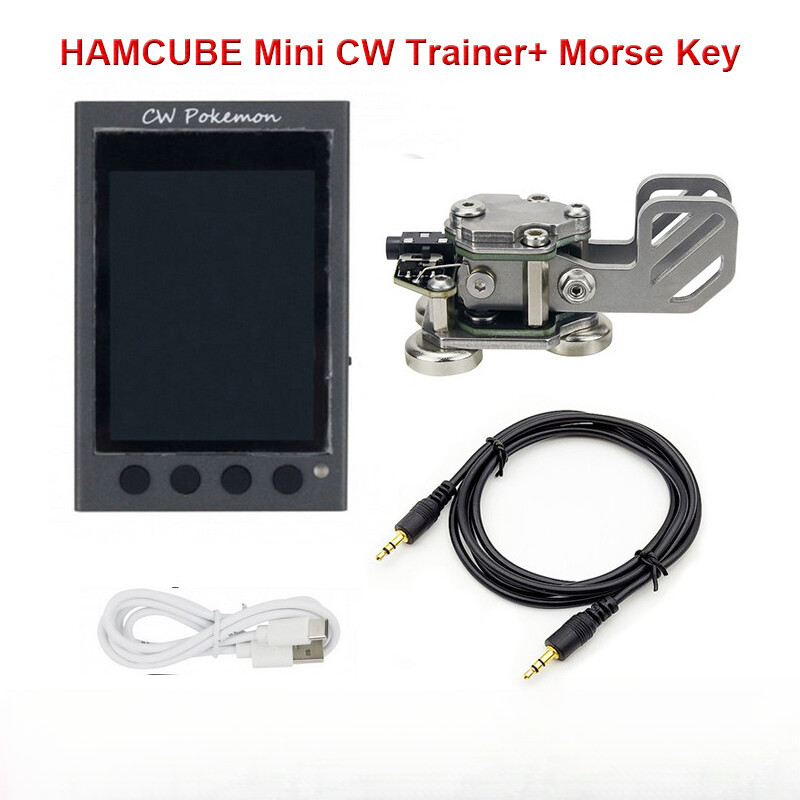 Hamcube Mini Cw Trainer Morse Code Trainer W Stainless Steel Morse Key W Cable Shopee Malaysia