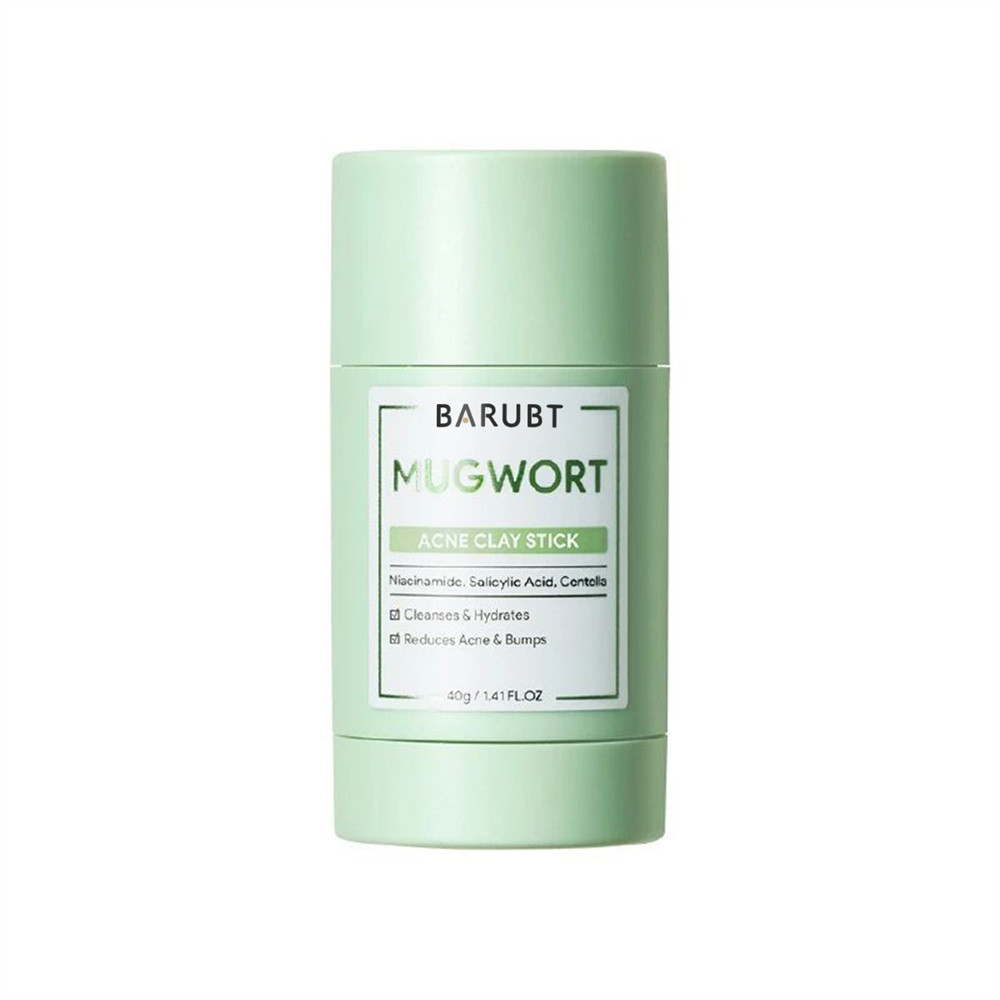 BARUBT Mugwort Mud Mask Stick Deep Gentle Cleansing Blackhead Pores Oil ...