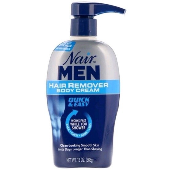 Nair, For Men, Hair Remover Body Cream, Back, Chest, Arms and Legs ...