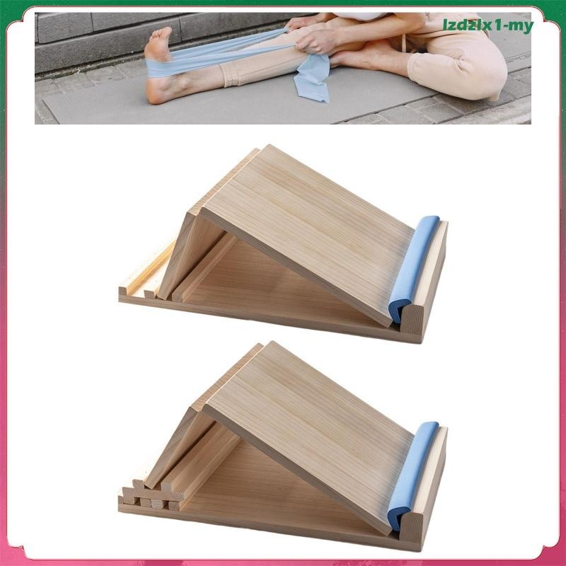 [LzdzlxaaMY] Wooden Slant Board Adjustable Portable Calf Stretcher ...