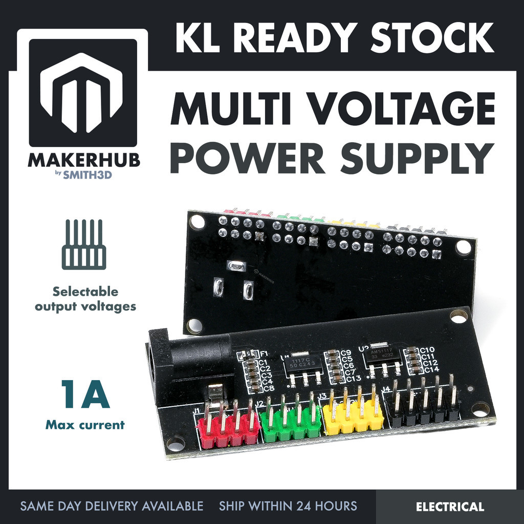 Multi Voltage Power Supply Module DC DC Convertor 3.3V 5V 12V Bulk ...