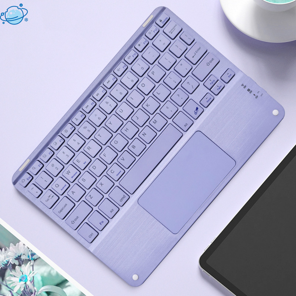 Wireless keyboard bluetooth for iPad, tablet keyboard with touchpad ...